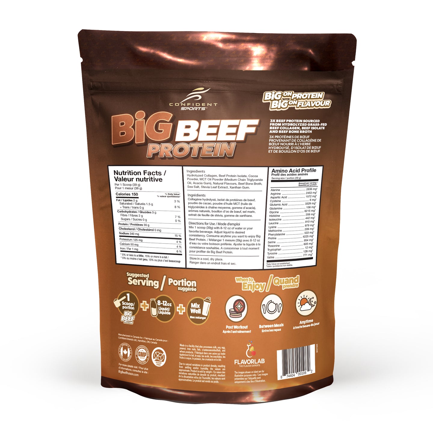 Confident Sports | Big Beef Protein – Confident Health