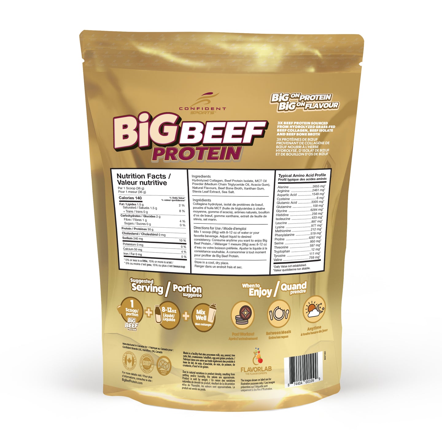 Confident Sports | Big Beef Protein – Confident Health