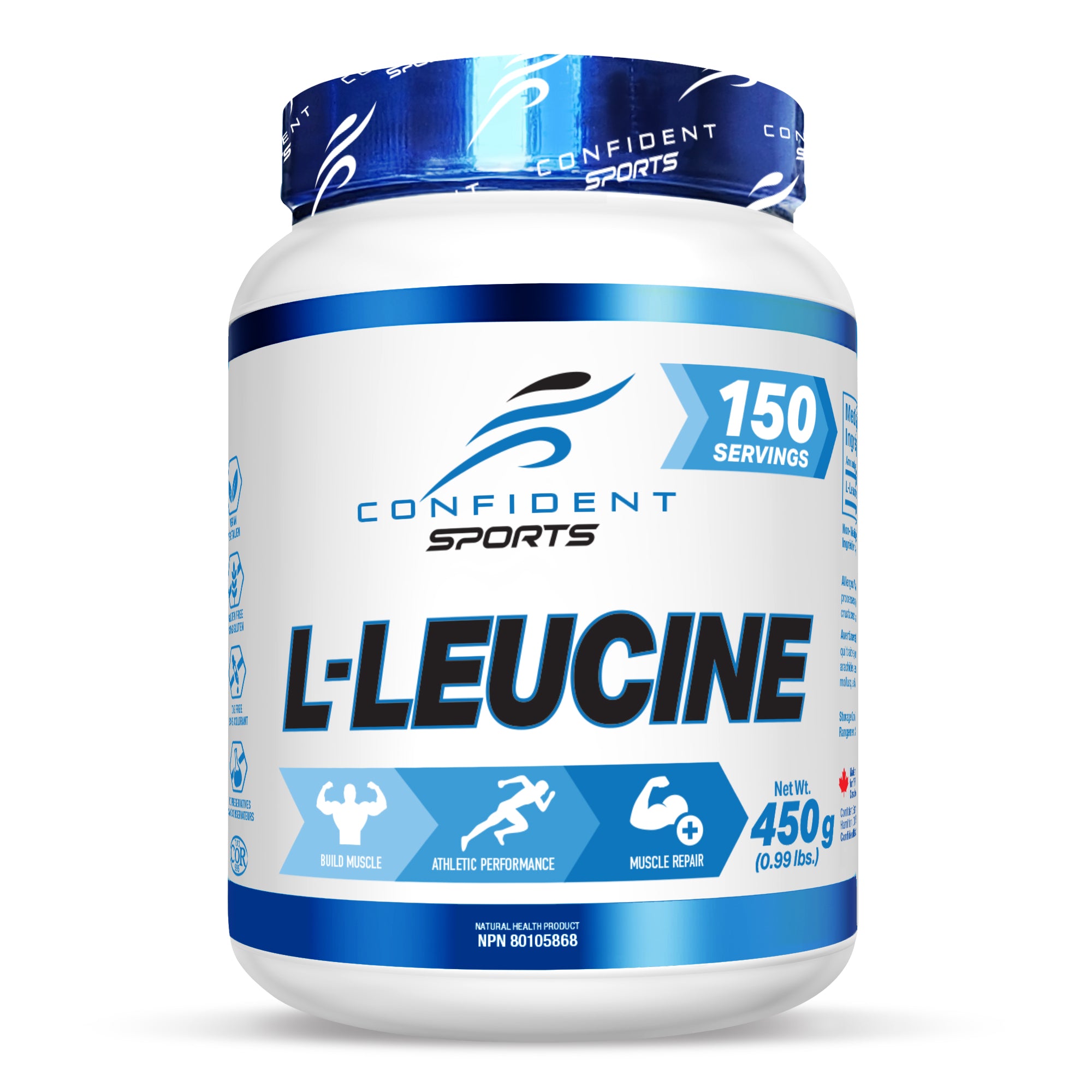 Confident Sports | L-Leucine Proven Musclebuilding Amino Acid ...