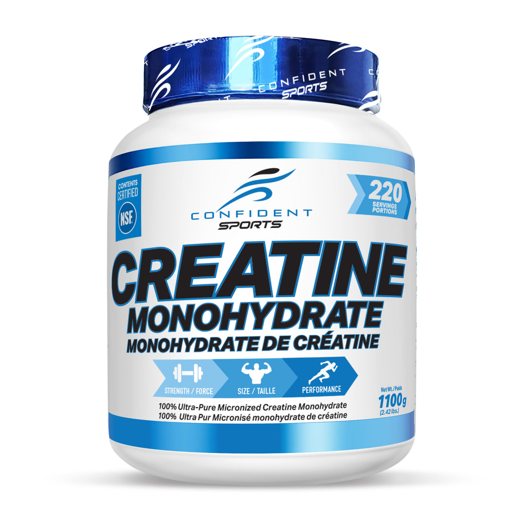 Creatine Monohydrate (125g, 450g, 480g, 1100g) – Confident Health