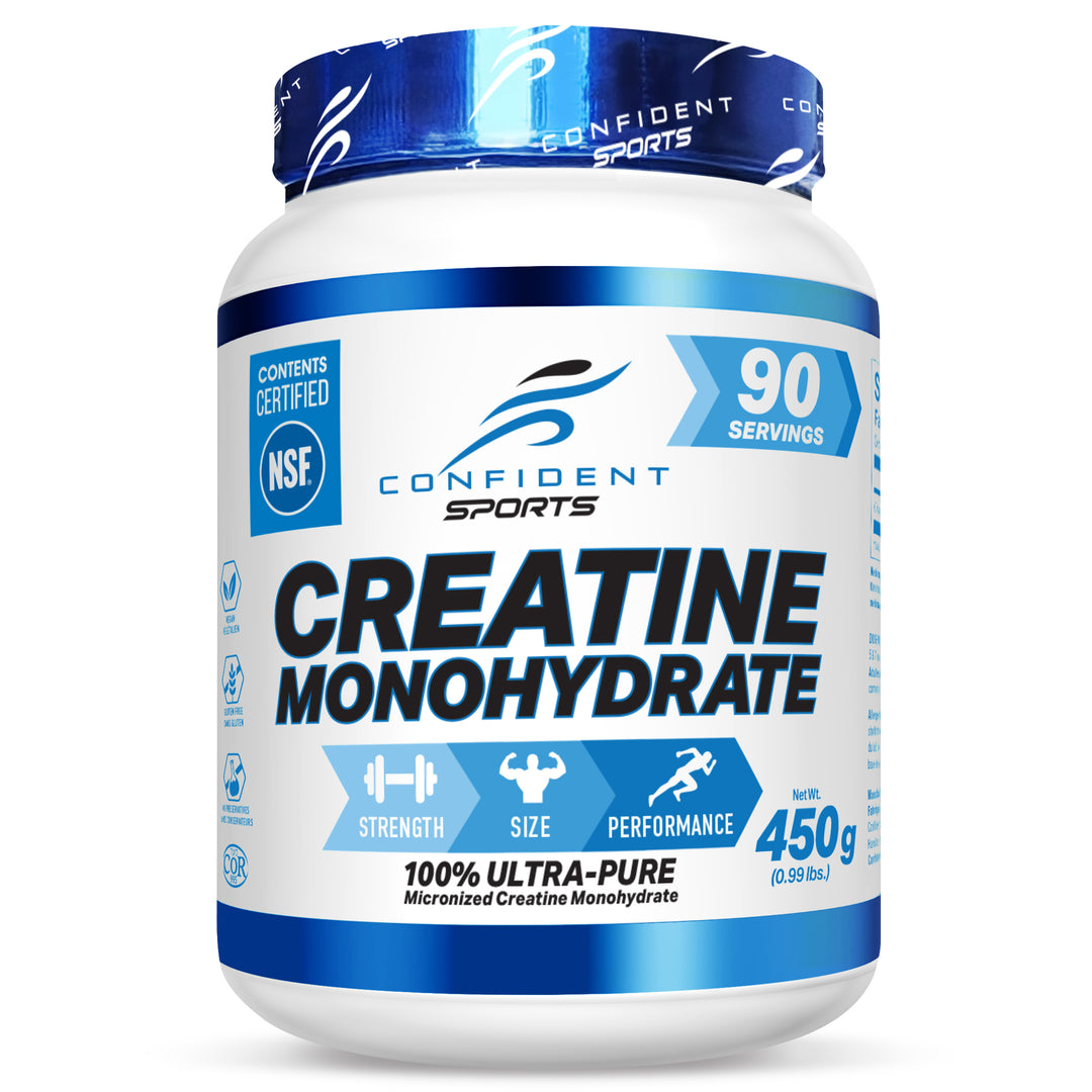 Creatine Monohydrate (125g, 450g, 480g, 1100g) – Confident Health