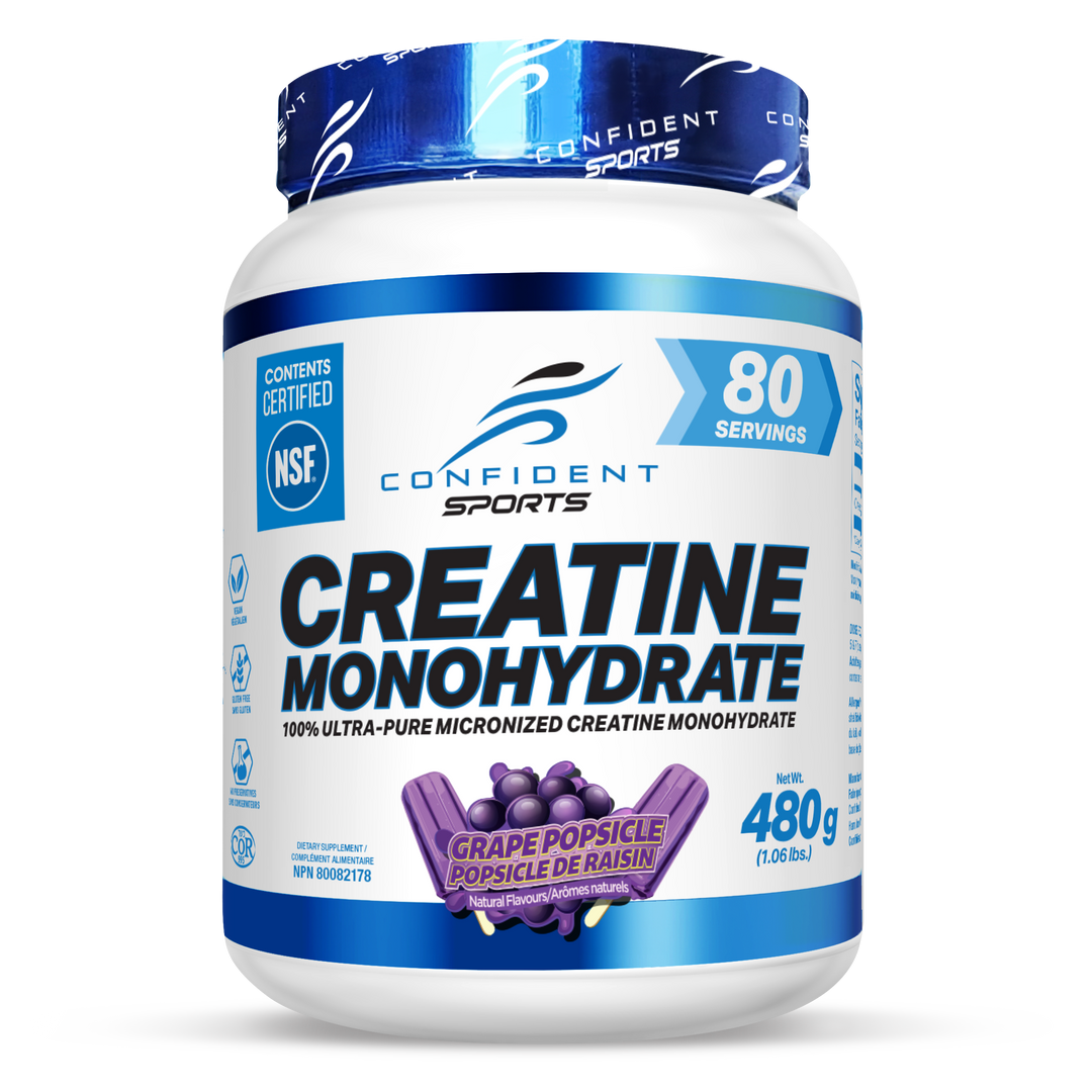 Creatine Monohydrate (125g, 450g, 480g, 1100g) – Confident Health